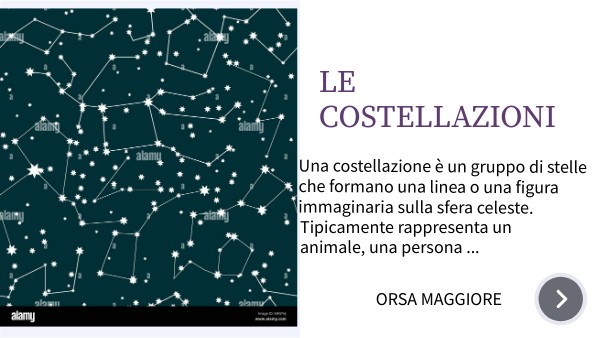 COSTELLAZIONI | Genially