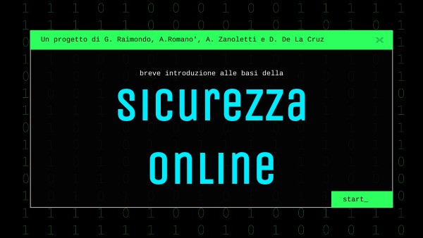 progetto sicurezza informatica