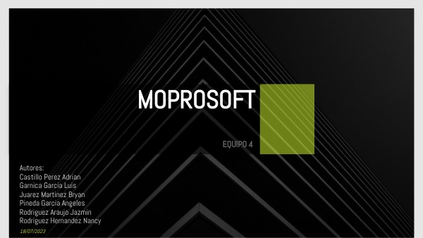 MoProSoft | Genially