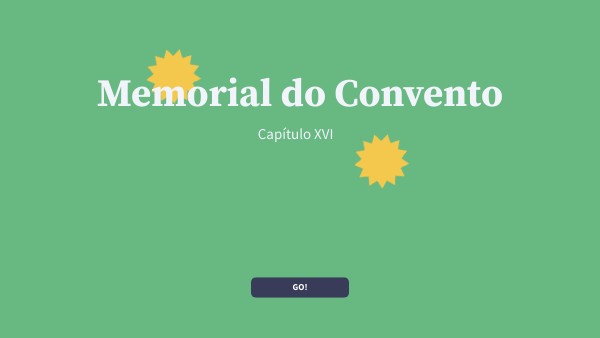 Memorial do convento- capítulo XVI | Genially