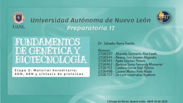 PRESENTACIÓN MEDICINA ADN | Genially