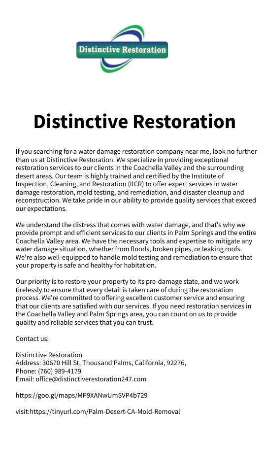 Distinctive Restoration