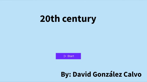 Quiz 20th century
