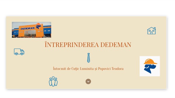Proiect întreprinderea Dedeman | Genially