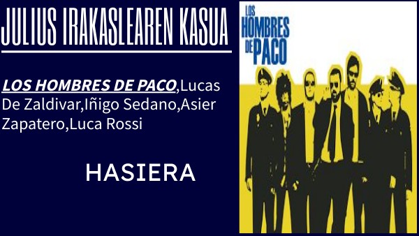 julius irakaslearen kasua