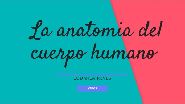 trabajo dos: la anatomia del cuerpo humano | Genially