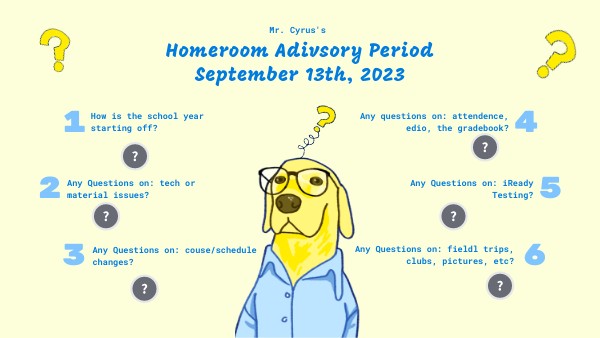 Homeroom Advisory Period
