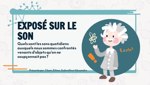 Présentation sur le son | Genially