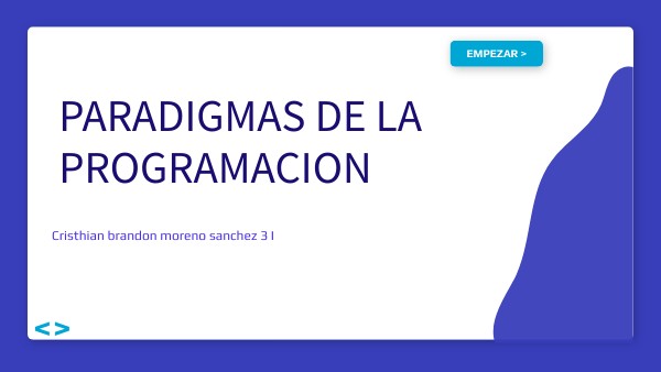 PARADIGMAS DE LA PROGRAMACION | Genially