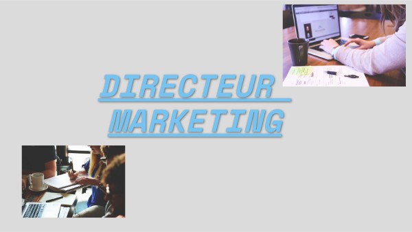 présentation directeur marketing