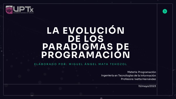 PARADIGMAS DE PROGRAMACIÓN