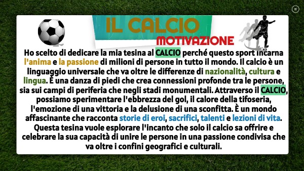 IL CALCIO | Genially