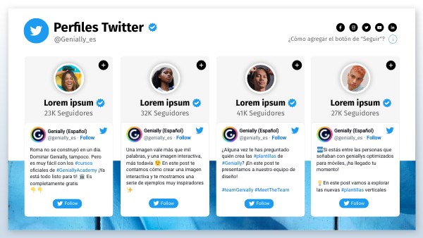 TWITTER PERFILES | Genially