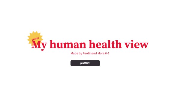 My Human Health View