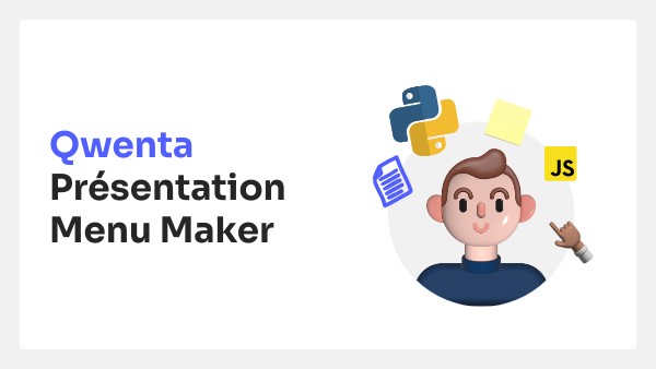 Qwenta menu maker présentation finale | Genially