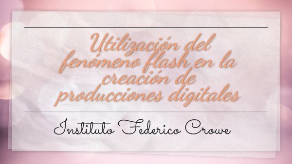 PRESENTACIÓN contenidos Flash | Genially