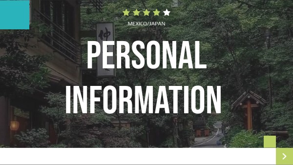 Personal Information