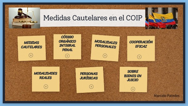 Medidas Cautelares en el COIP | Genially
