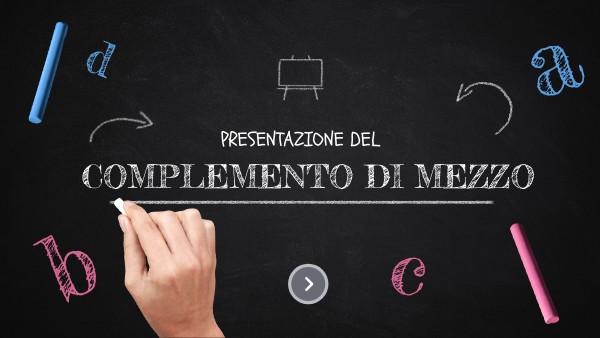complemento di mezzo o strumento | Genially