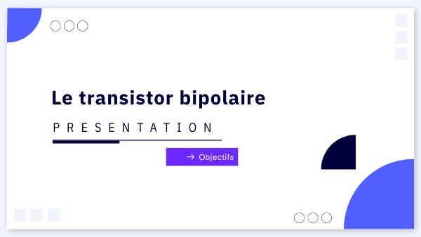 Le transistor bipolaire
