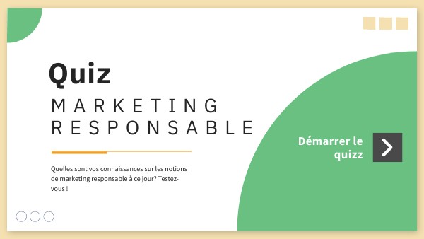 quizz intro marketing responsable