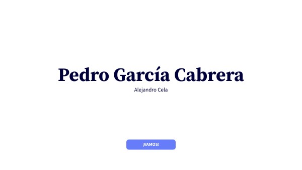 Pedro García Cabrera