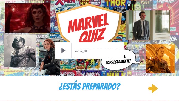 QUIZ SUPERHÉROES MARVEL | Genially