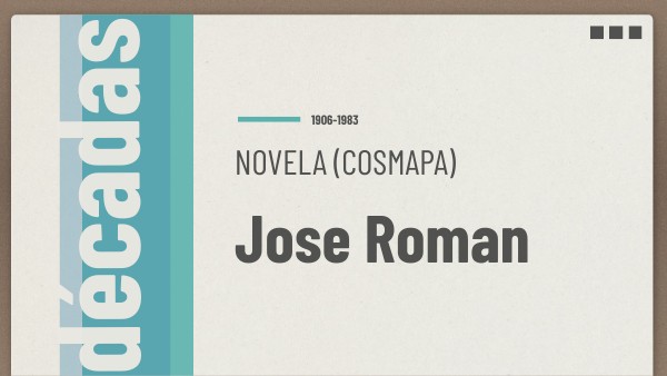 biografía de José Román | Genially