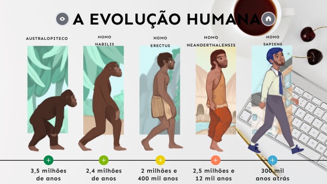 STAGES OF HUMAN EVOLUTION | Genially