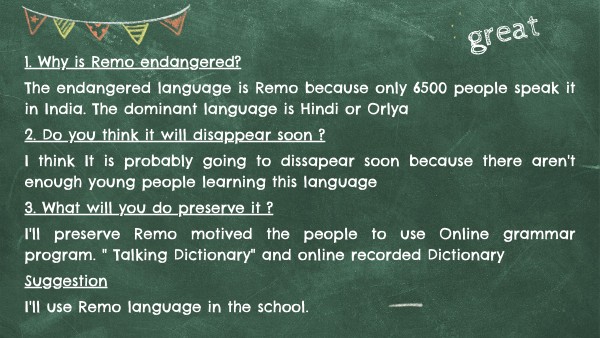 Endangered Language | Genially