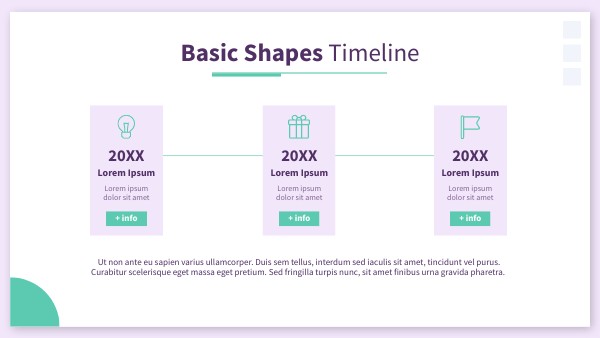 BASIC SHAPES TIMELINE