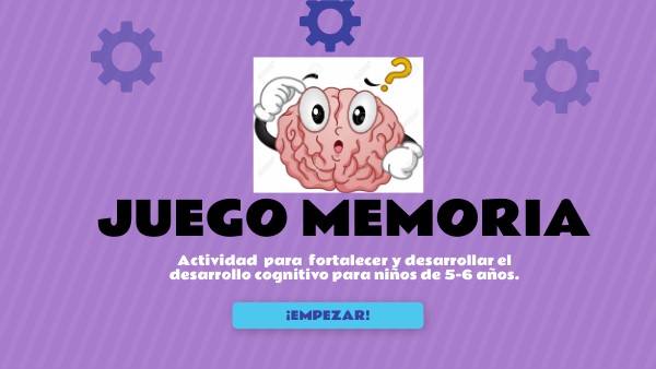 JUEGO MEMORIA | Genially