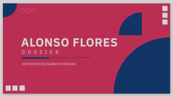 DOSSIER ALONSO FLORES