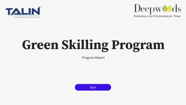 Green Skilling Progress Presentation - Talin