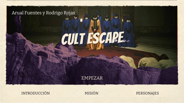 Cult escape | Genially