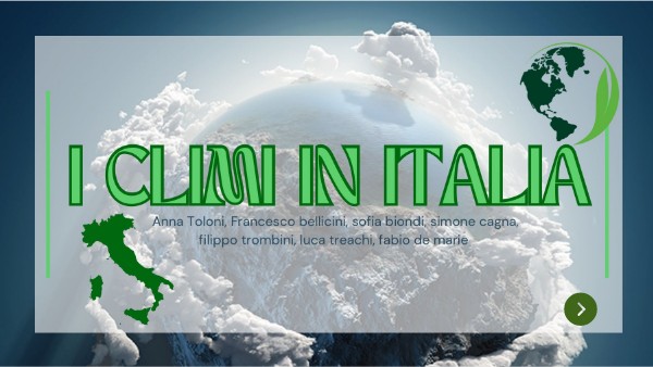 I climi in italia | Genially
