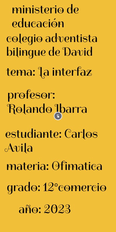 infografía de la interfaz | Genially