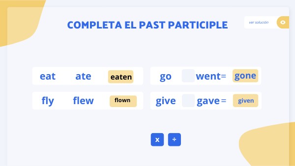 IRREGULAR VERBS 2 | Genially