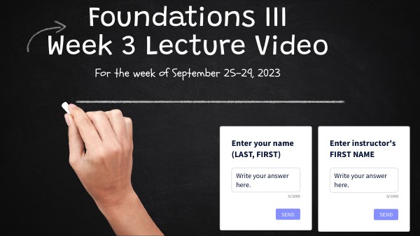 F3 Week 3 lecture video