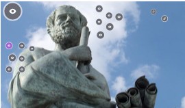 Imagen interactiva de los 25 filósofos | Genially