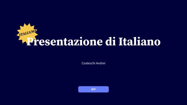 Presentazione di italiano | Genially