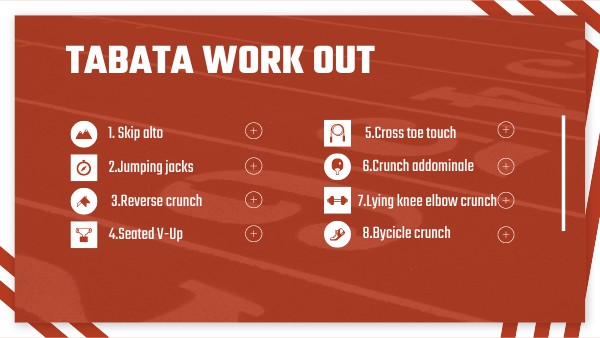 TABATA WORKOUT | Genially