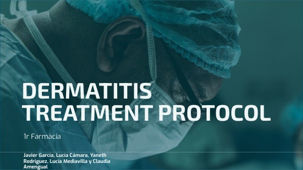 Dermatitis Treatment Protocol