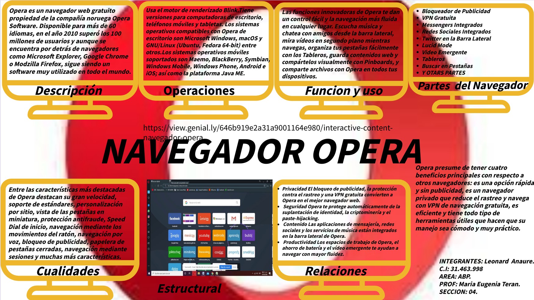 Navegador Opera | Genially