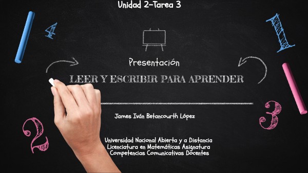 LEER Y ESCRIBIR PARA APRENDER