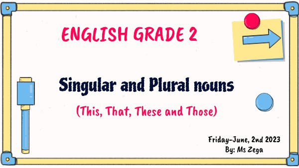 SINGULAR AND PLURAL NOUNS