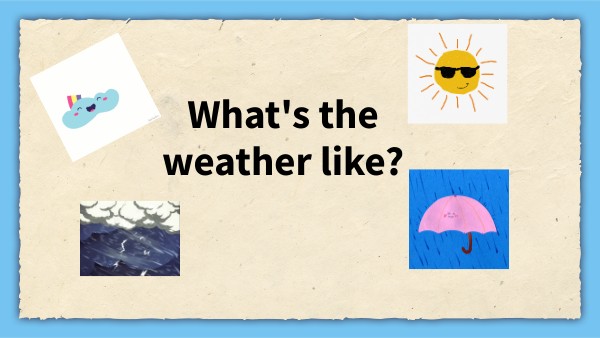 What's the weather like? | Genially