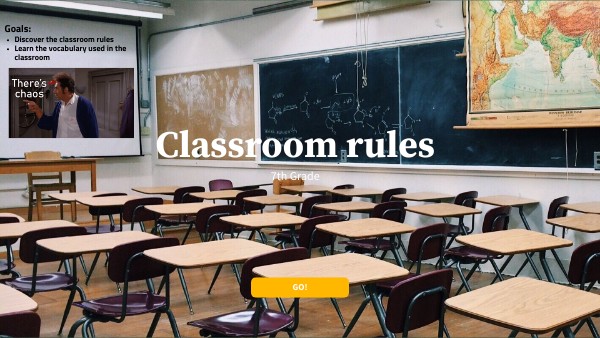Classroom rules