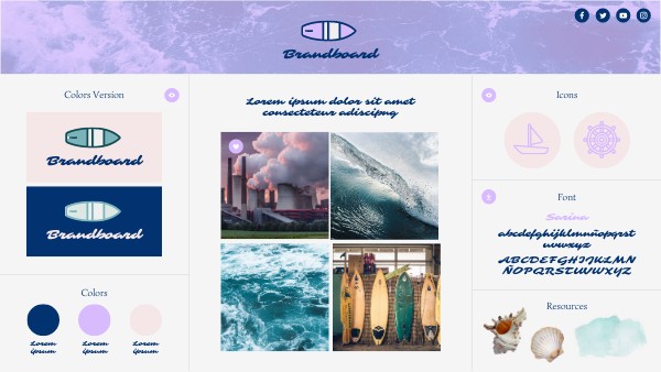 HORIZONTAL CORPORATE BRANDBOARD