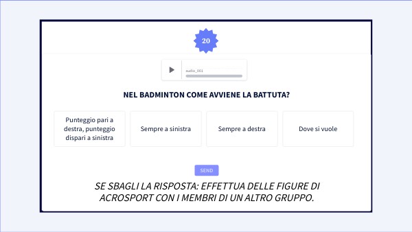 Domanda del docente di Ed.Fisica | Genially